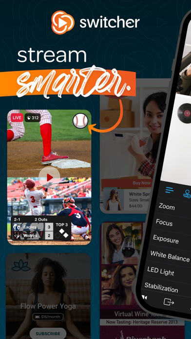 Switcher: Live Streaming App for iOS (iPhone) - Free Download at AppPure