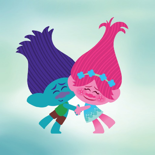DreamWorks Trolls Hug Time Stickers for iOS (iPhone/iPad/iPod touch ...