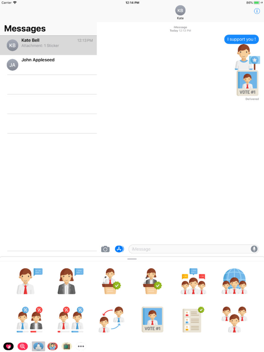 Political Icons - Emojis for iOS (iPhone/iPad) Latest Version at $1.99 ...