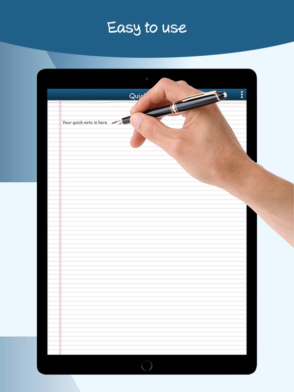 Quick note - One page note pour iOS (iPhone/iPad/iPod touch ...