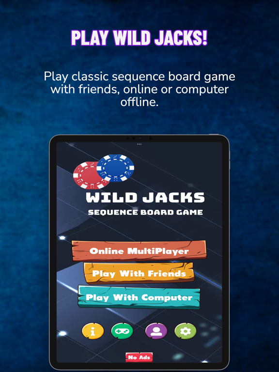 Wild Jacks:Sequence board game para iOS (iPhone/iPad/iPod touch) - Baixar Grátis no AppPure