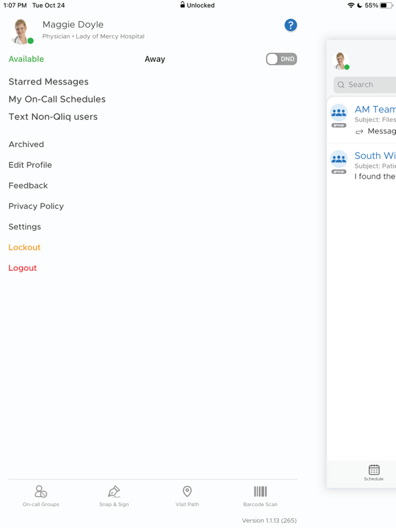 QliqCHAT Secure Texting for iOS (iPhone/iPad) - Free Download at AppPure