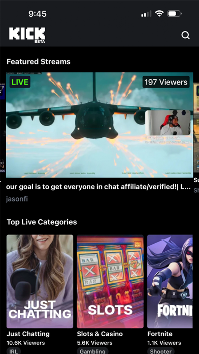 Kick - Live Streaming for iOS (iPhone/iPad/Apple TV/iPod touch) - Free ...
