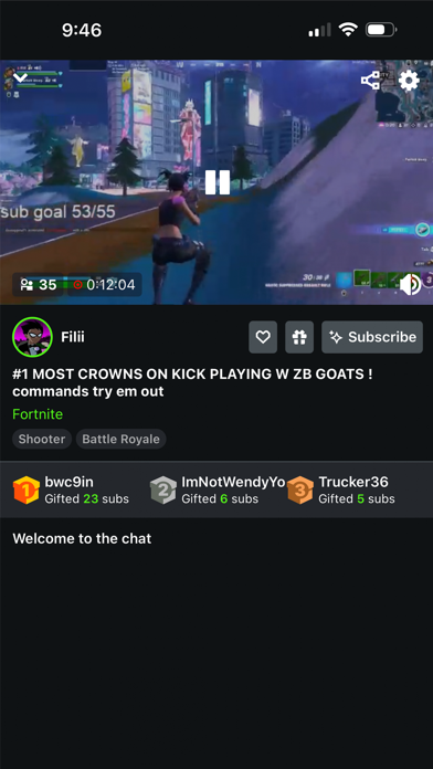 Kick - Live Streaming for iOS (iPhone/iPad/Apple TV/iPod touch) - Free ...