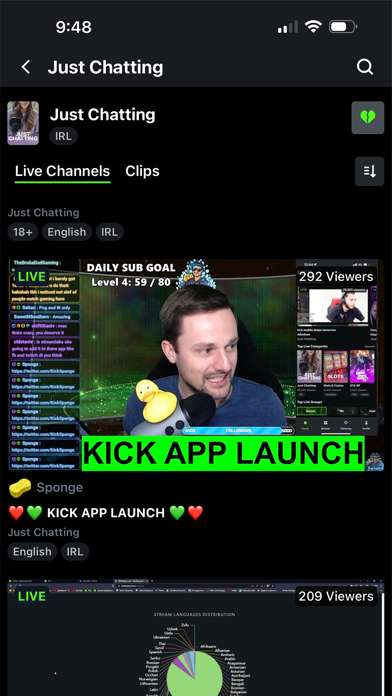 Kick - Live Streaming for iOS (iPhone/iPad/Apple TV/iPod touch) - Free ...
