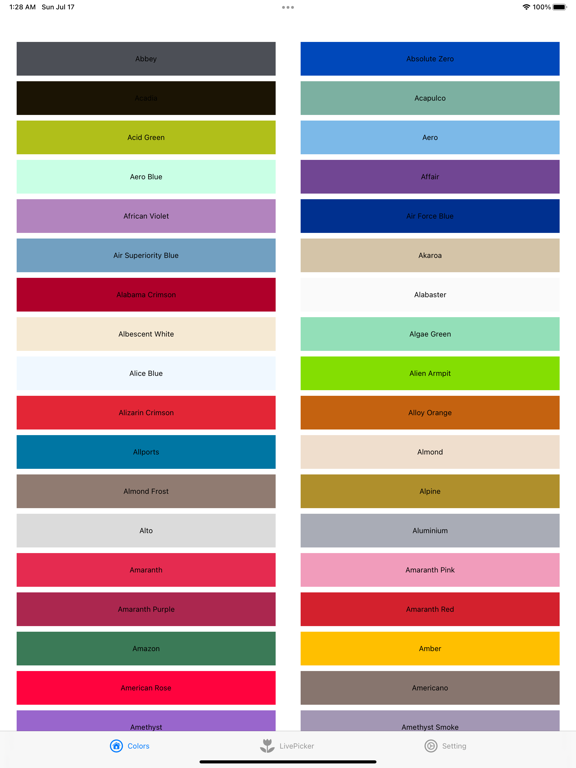 Rainbow Color Palettes for iOS (iPhone/iPad/iPod touch) - Free Download ...