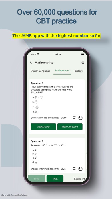JAMB CBT PRACTICE 2026 - LFX for iOS (iPhone/iPad/iPod touch) - Free ...