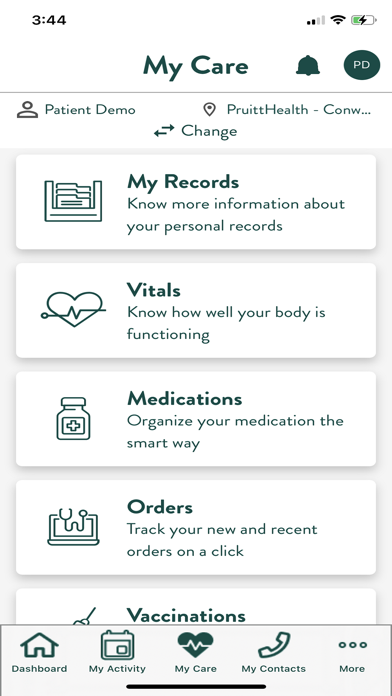 My PruittHealth pour iOS (iPhone/iPad) - Téléchargement gratuit sur AppPure