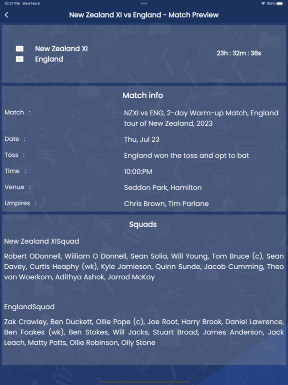 Smartcric - Live Cricket for iOS (iPhone/iPad/iPod touch) - Free ...