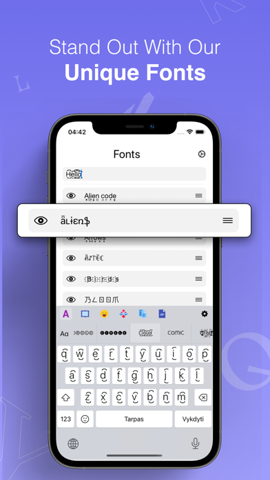 OPT - Font keyboard for iOS (iPhone/iPod touch) - Free Download at AppPure