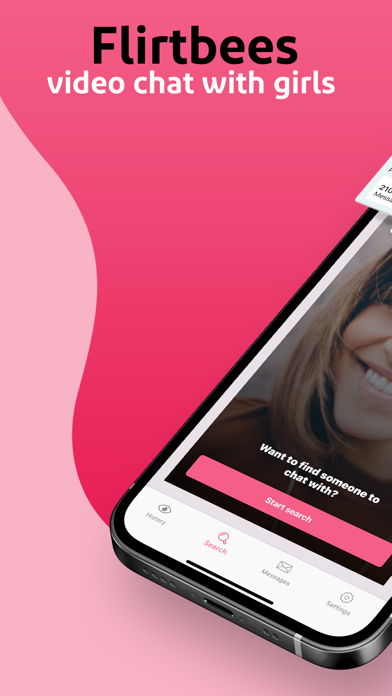 Flirtbees - Live Video Chat for iOS (iPhone/iPod touch) - Free Download ...