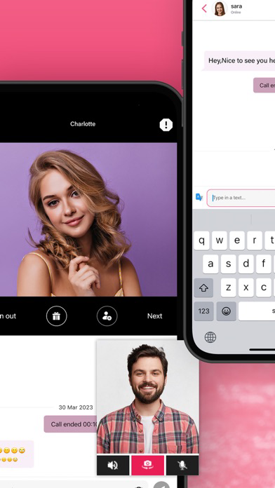 Flirtbees - Live Video Chat for iOS (iPhone) - Free Download at AppPure