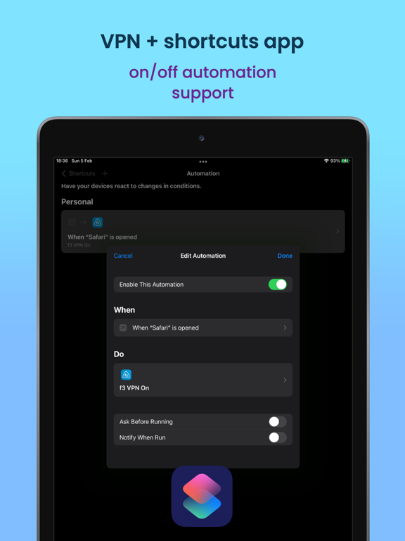 f3 vpn - simple VPN for iOS (iPhone/iPad) - Free Download at AppPure