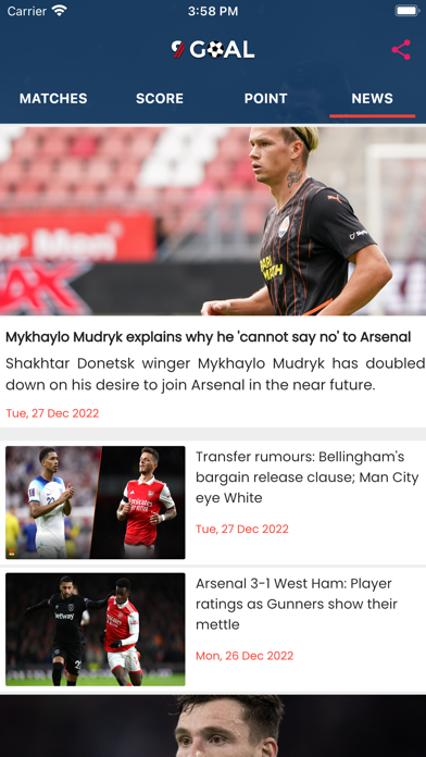 9Goal - Football Live TV for iOS (iPhone/iPad/iPod touch) - Free ...