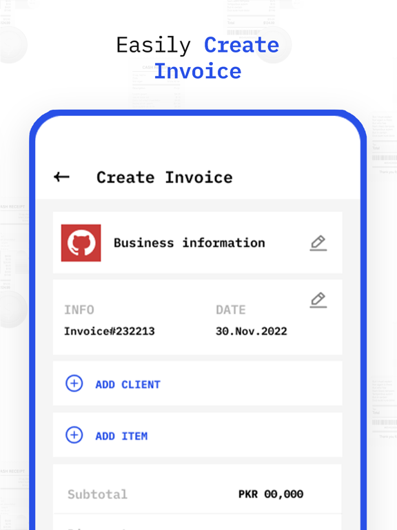 iOS(iPhone/iPad/iPod touch)용 Easy Invoice Generator - AppPure에서 무료 다운로드