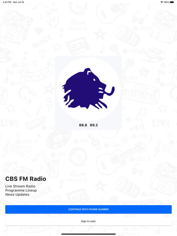 CBSapp | CBS FM Official App para iOS (iPhone/iPad/iPod touch) - Baixar ...