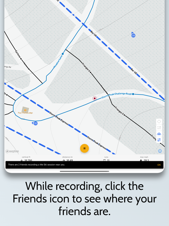 We Ski & Snowboard Tracker for iOS (iPad) - Free Download at AppPure