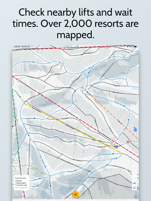 We Ski & Snowboard Tracker for iOS (iPad) - Free Download at AppPure