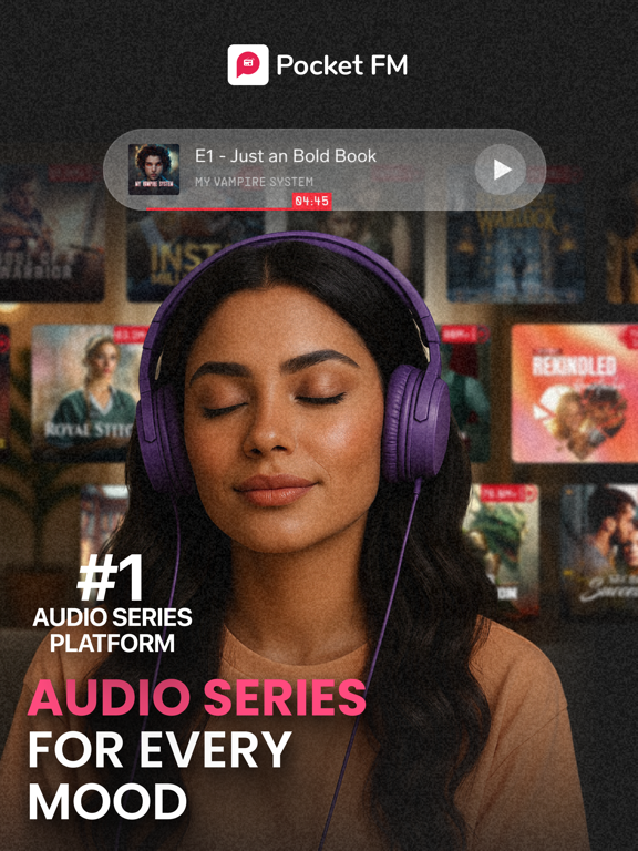 Pocket FM: Audio Series for iOS (iPhone/iPad) - Free Download at AppPure