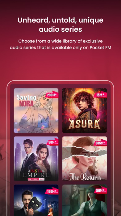 Pocket FM: Audio Series for iOS (iPhone/iPad) - Free Download at AppPure