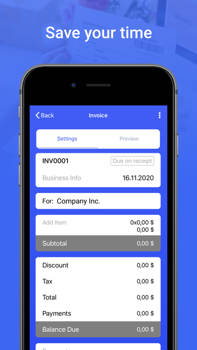 Invoice Maker: Simple Invoices for iOS (iPhone/iPod touch) - Free ...