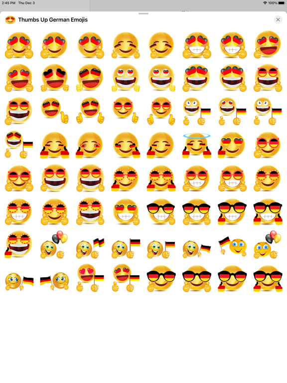 Thumbs Up German Emojis for iOS (iPhone/iPad/iPod touch) Latest Version ...
