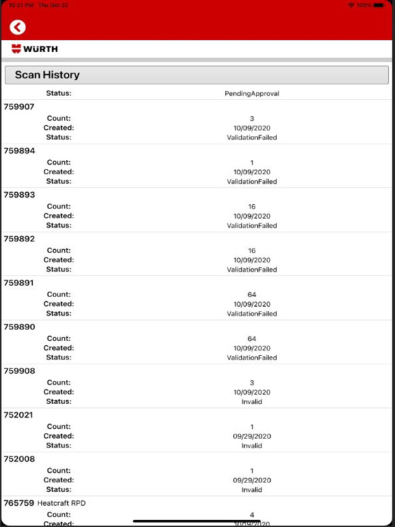 Wurth Mobile Scanner for iOS (iPhone/iPad/iPod touch) - Free Download ...