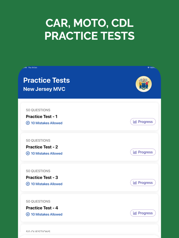 New Jersey NJ MVC Permit Test for iOS (iPhone/iPad/iPod touch) - Free ...