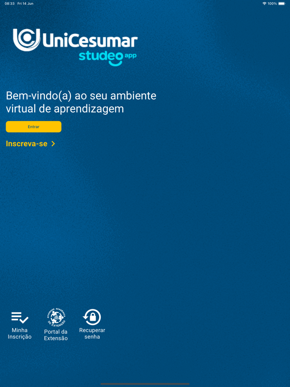 Unicesumar Studeo App para iOS (iPhone/iPad) - Baixar Grátis no AppPure