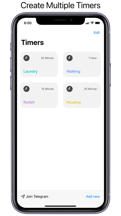 Timer - Create Multiple Timers for iOS (iPhone/iPad/Apple Watch/iPod ...