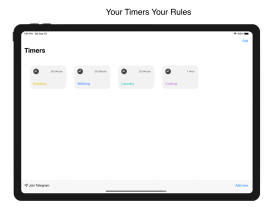 Timer - Create Multiple Timers for iOS (iPhone/iPad/Apple Watch/iPod ...