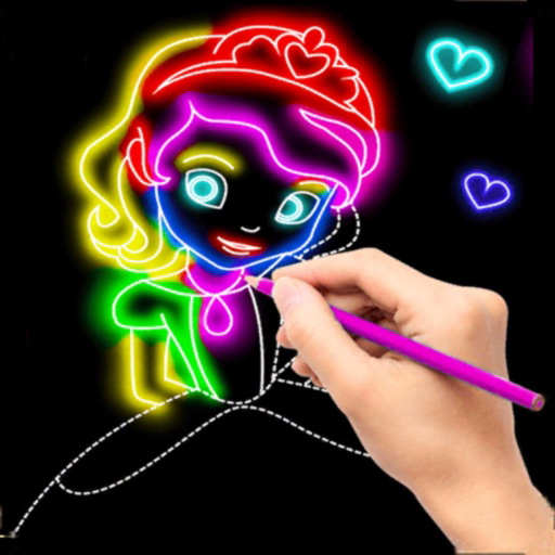 Learn to Draw Glow Cartoon for iOS (iPhone/iPad/iPod touch) - Free ...