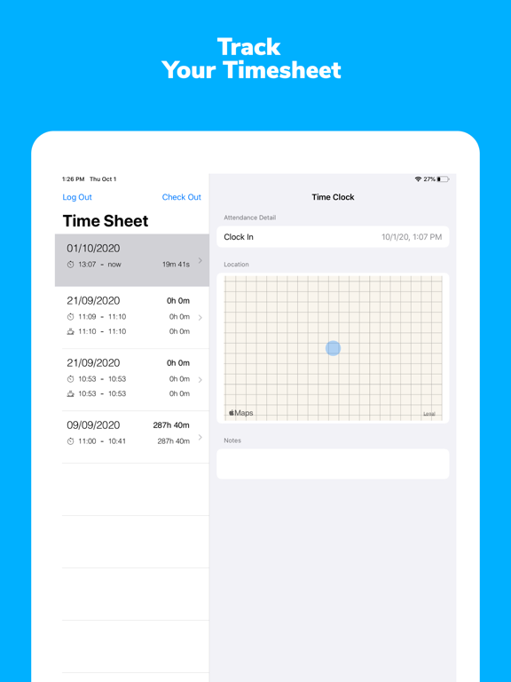 Total TimeSheet Tracker for iOS (iPhone/iPad/iPod touch) - Free ...