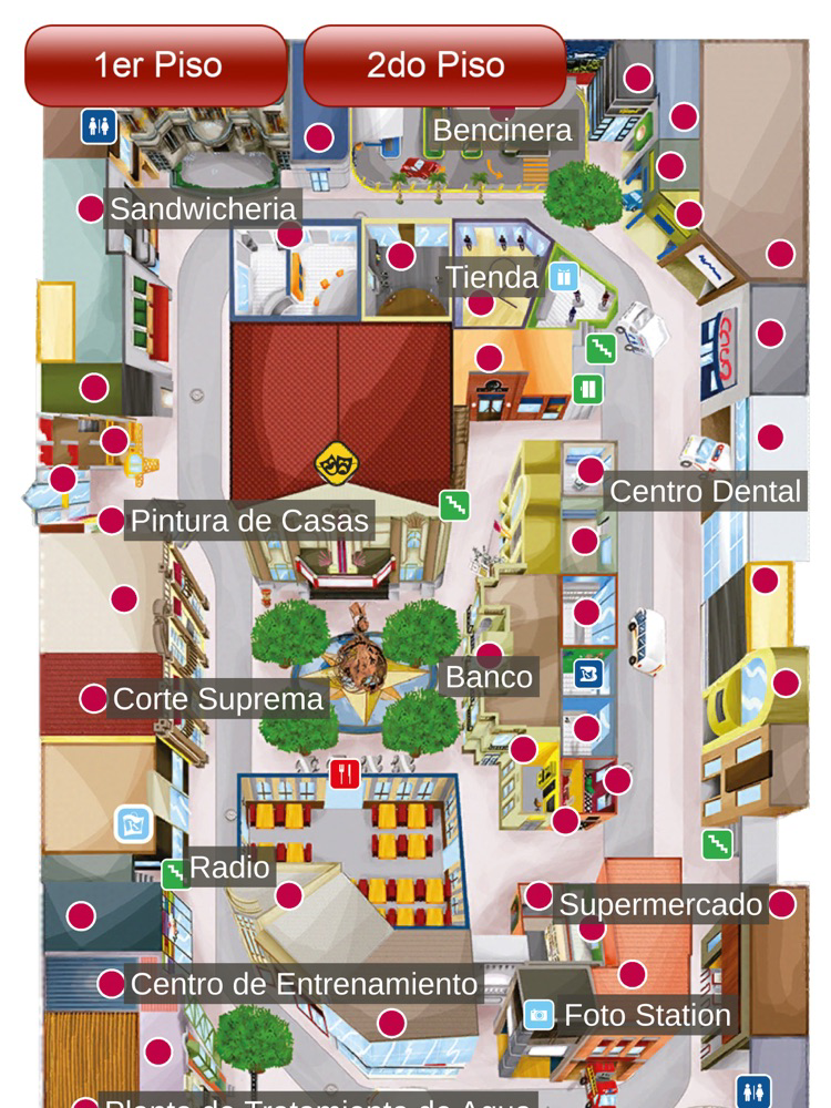 Mapa de Kidzania for iOS (iPhone/iPad) - Free Download at AppPure