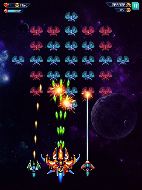 Galaxiga - Classic 80s Arcade for iOS (iPhone/iPad/iPod touch) - Free ...