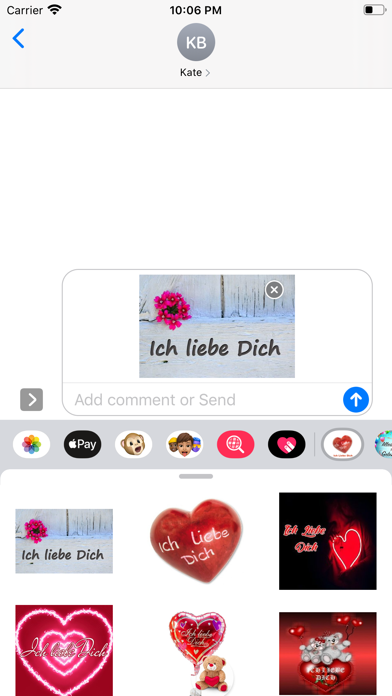 ich liebe dich immer stickers for iOS (iPhone/iPad/iPod touch) Latest ...