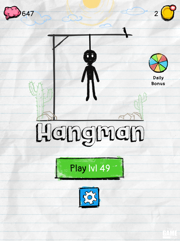 Hangman – Word Puzzle for iOS (iPhone/iPad/iPod touch) - Free Download ...