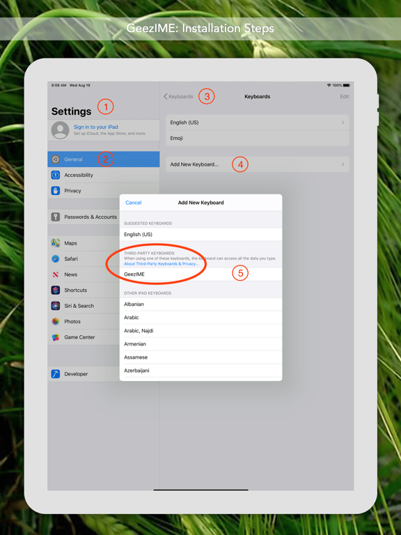 GeezIME - Geez Keyboard for iOS (iPhone/iPad/iPod touch) Latest Version ...