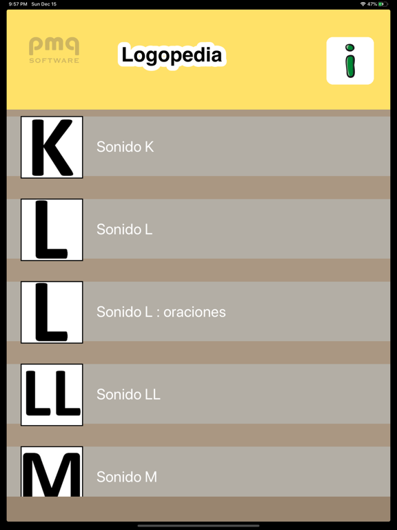 Logopedia app : ejercicios for iOS (iPhone/iPad/iPod touch) - Free ...