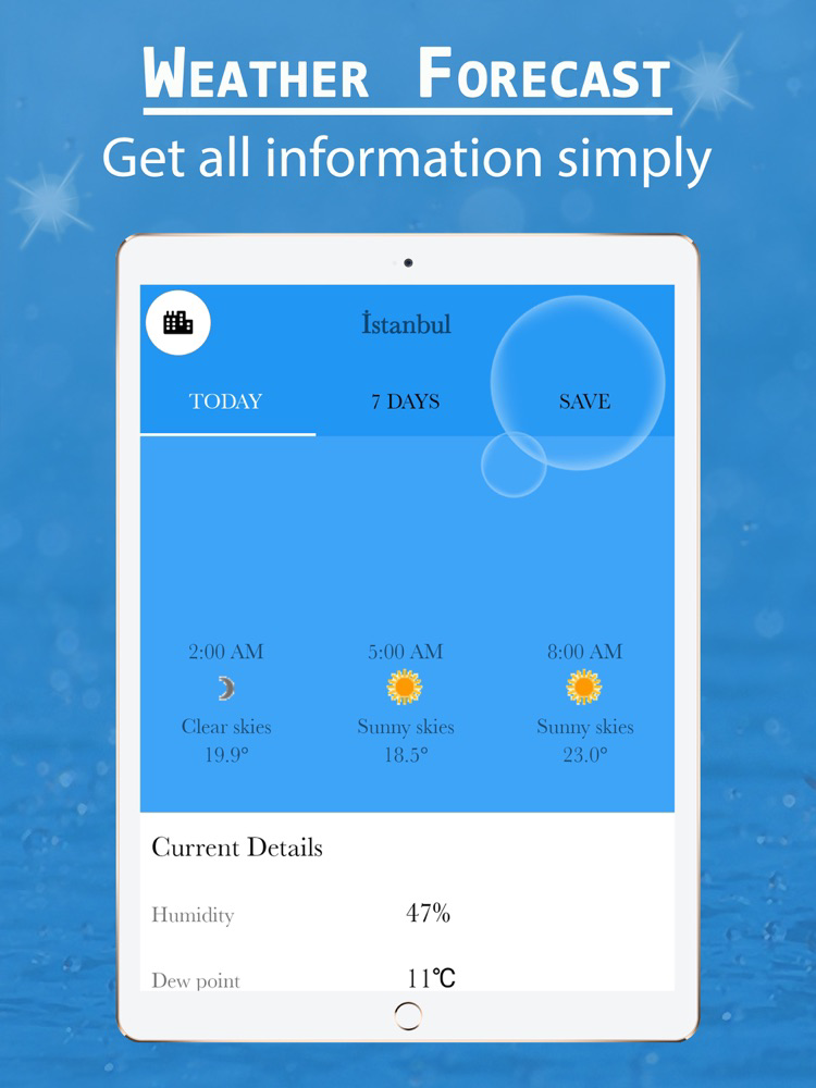 Daily Weather Forecast pour iOS (iPhone/iPad) - Téléchargement gratuit ...