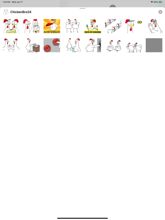 Chicken Bro 24 Sticker Pack for iOS (iPhone/iPad/iPod touch) Latest ...