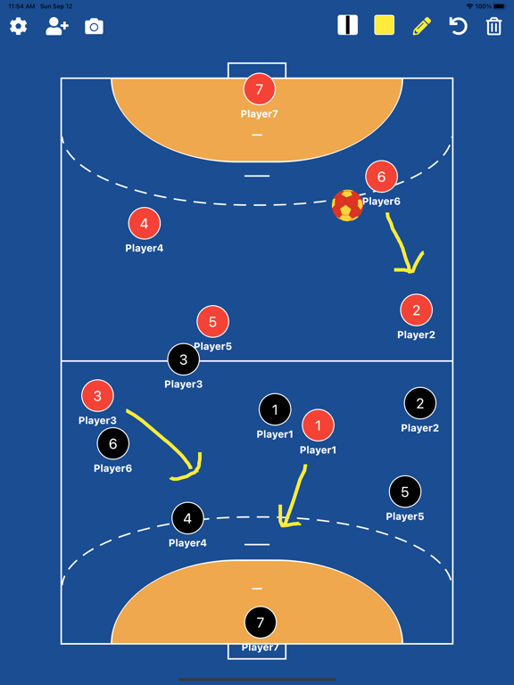 Handball Tactic Board for iOS (iPhone/iPad/iPod touch) - Free Download ...
