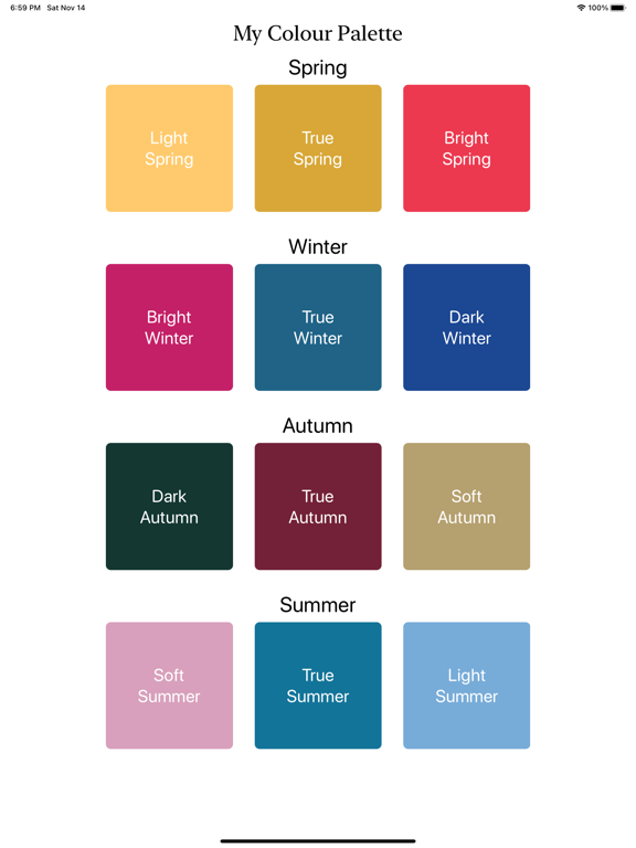 My Colour Palette for iOS (iPhone/iPad/Mac/iPod touch) Latest Version ...