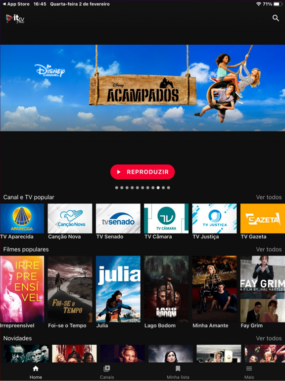 ITTV Plus para iOS (iPhone/iPad) - Baixar Grátis no AppPure