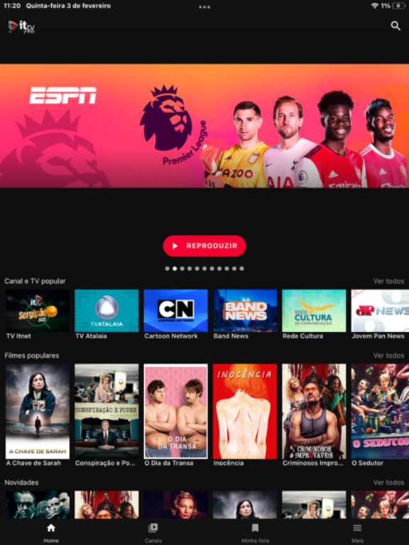 ITTV Plus para iOS (iPhone/iPad) - Baixar Grátis no AppPure