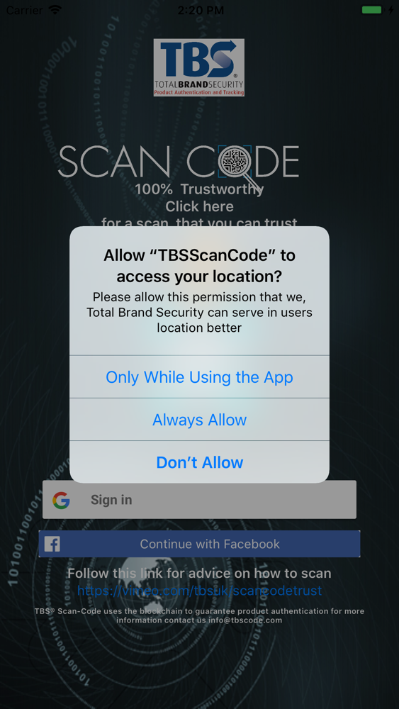TBS Scan Code for iOS (iPhone/iPad) - Free Download at AppPure