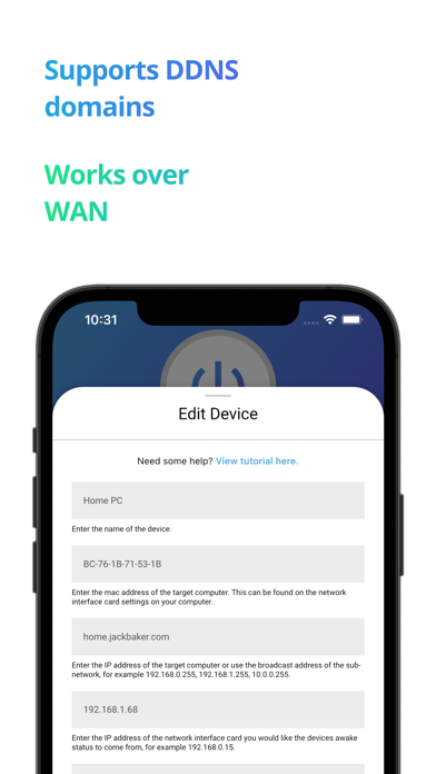 Wolow - Wake on LAN for iOS (iPhone/iPad) - Free Download at AppPure