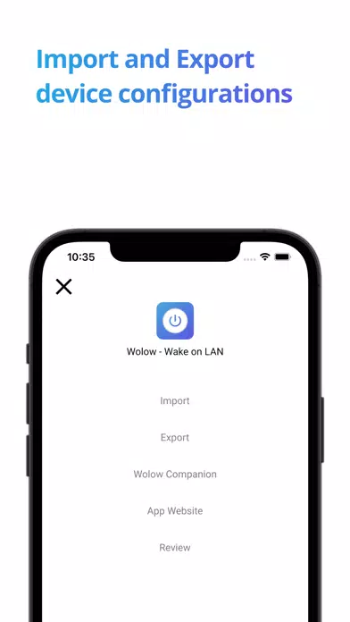 Wolow - Wake on LAN for iOS (iPhone/iPad) - Free Download at AppPure