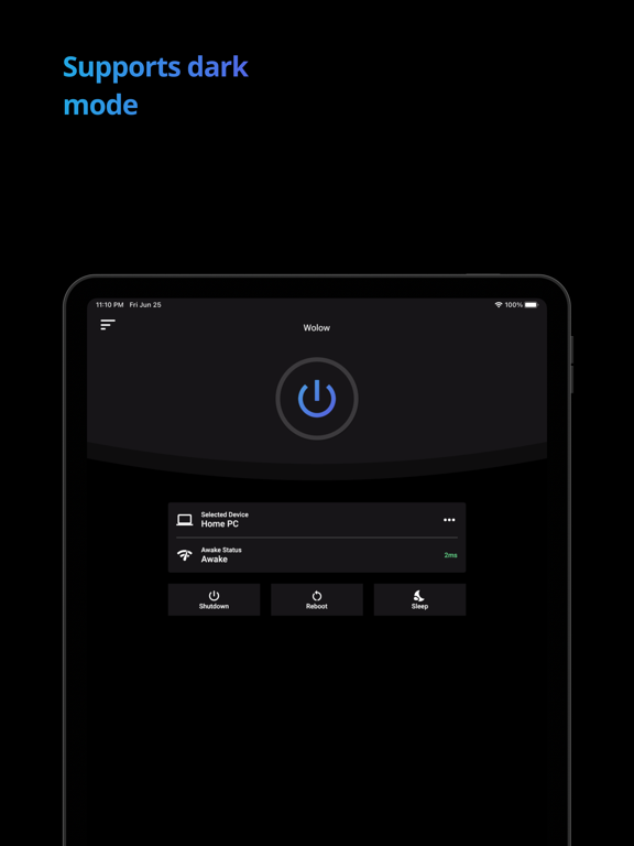Wolow - Wake on LAN for iOS (iPhone/iPad) - Free Download at AppPure