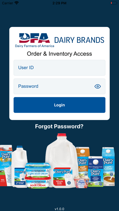 DFA Dairy Brands Ordering for iOS (iPhone/iPad) - Free Download at AppPure